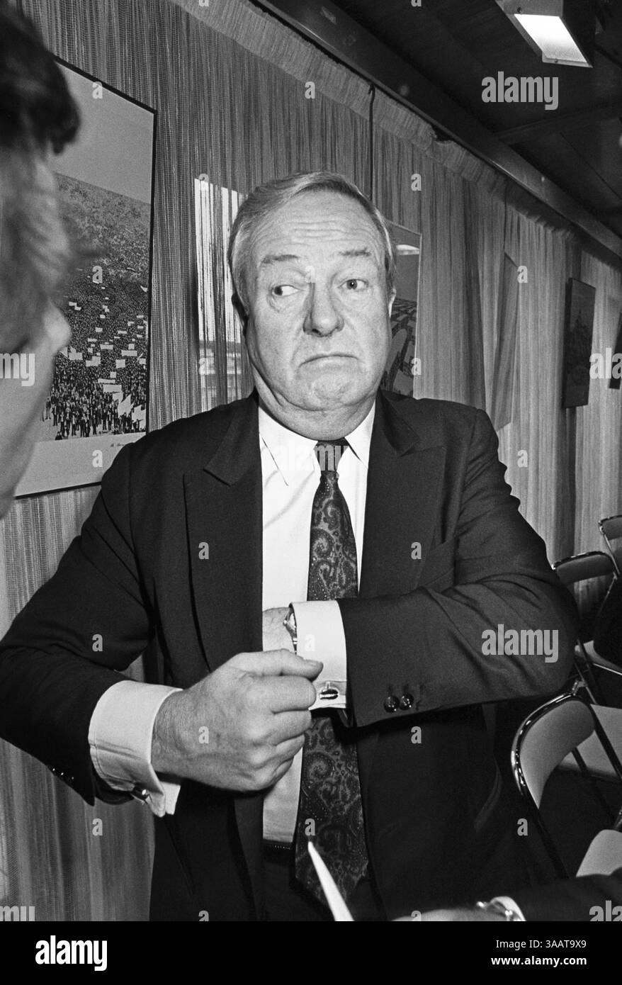 Jean Marie Le Pen, Anführer und Gründer der Partei FN (Front National ...