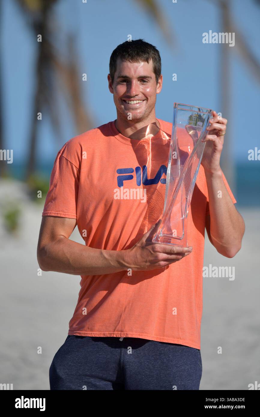 1. April 2018: Key Biscayne, Florida, Vereinigte Staaten von Amerika ...