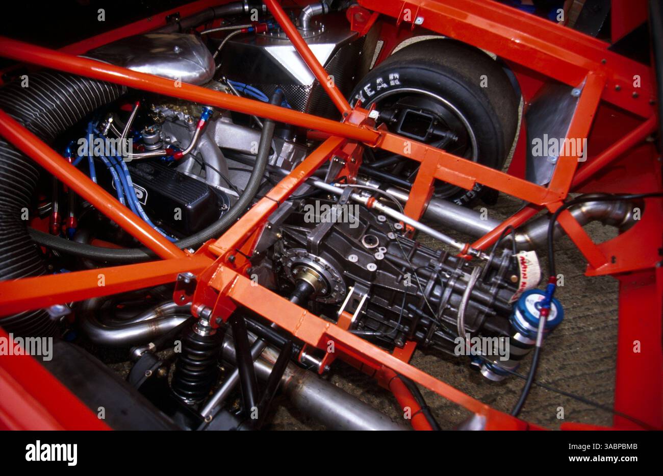 Der neue ADA Engineering de Tomaso Pantera, der in Le Mans mit einem 5-Liter-V8-Motor von Ford ...
