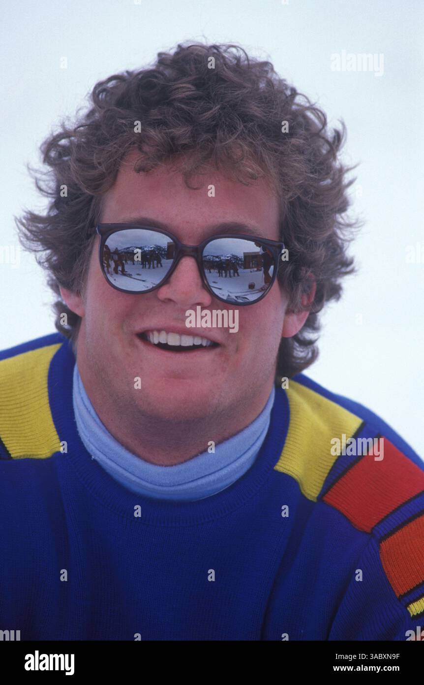 1. April 1983 – Squaw Valley, KALIFORNIEN – Edward Moore Kennedy Jr ...