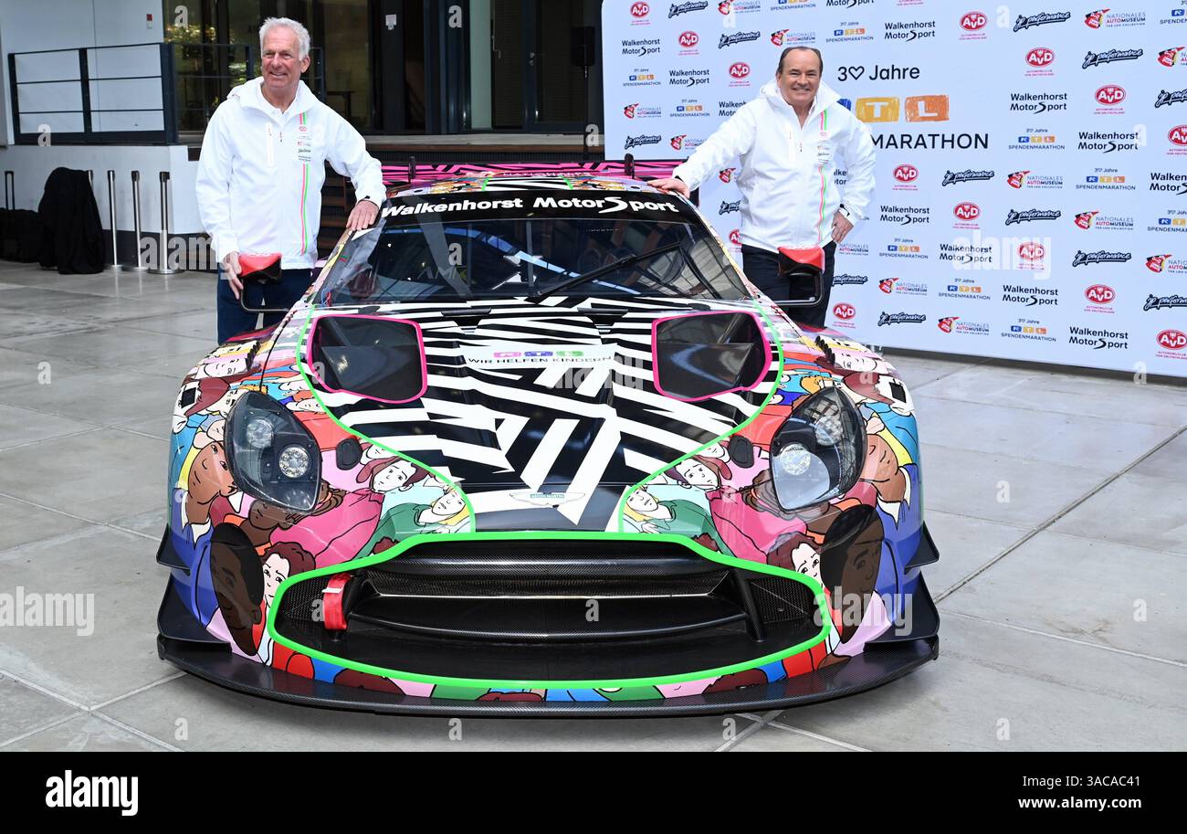 Formel 1 Experte Christian Danner und Moderator Wolfram Kons , l-r ...