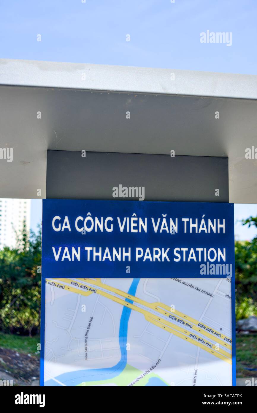 Neu Eröffnete Ho Chi Minh City U-Bahn Linie 1, Gesamtlänge 19,7 Km Mit ...