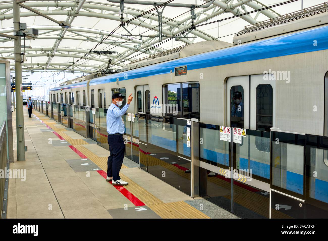 Neu Eröffnete Ho Chi Minh City U-Bahn Linie 1, Gesamtlänge 19,7 Km Mit ...