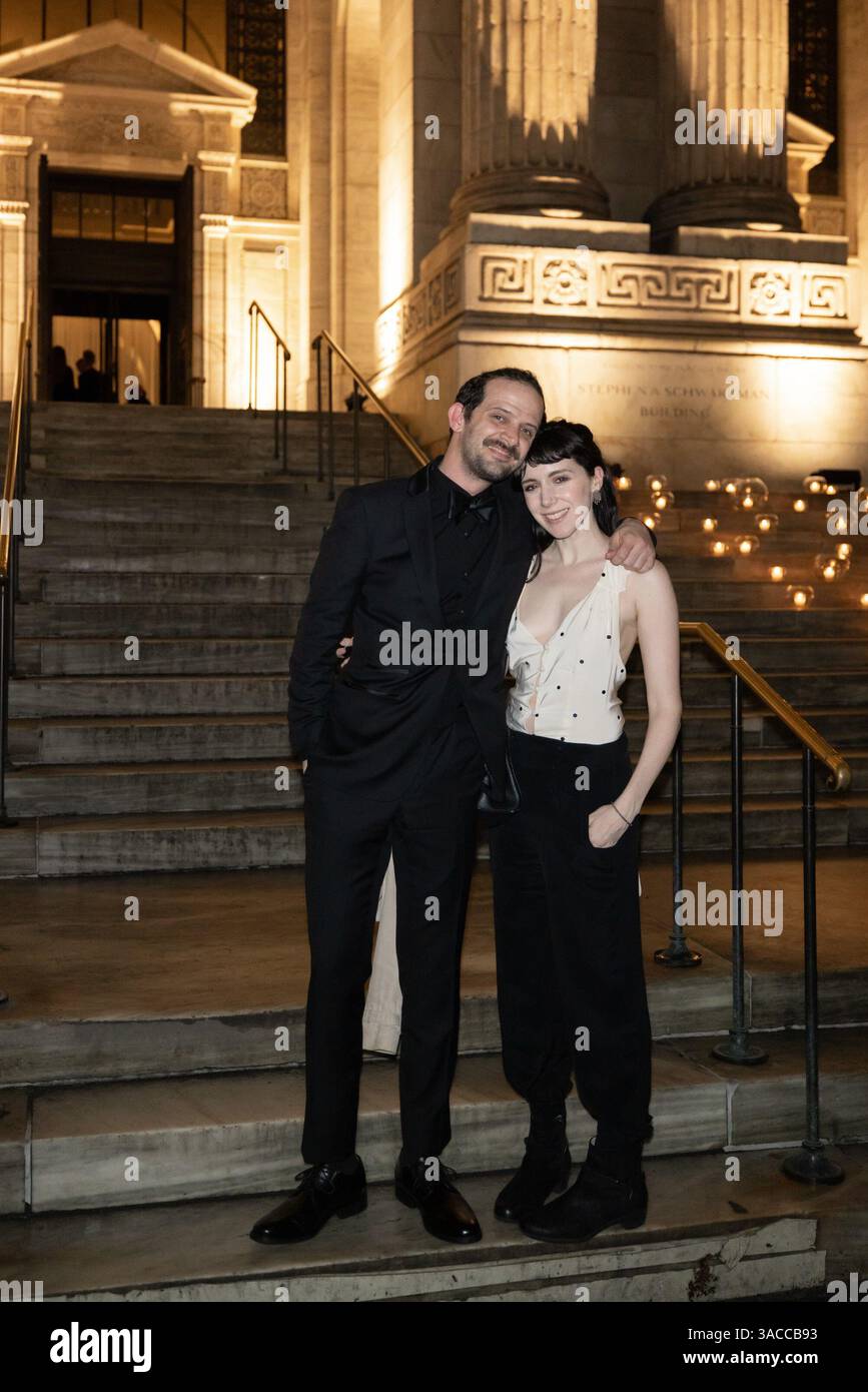 Ny. April 2025. Will Brill, Talene Monahon bei der After-Party für GOOD ...
