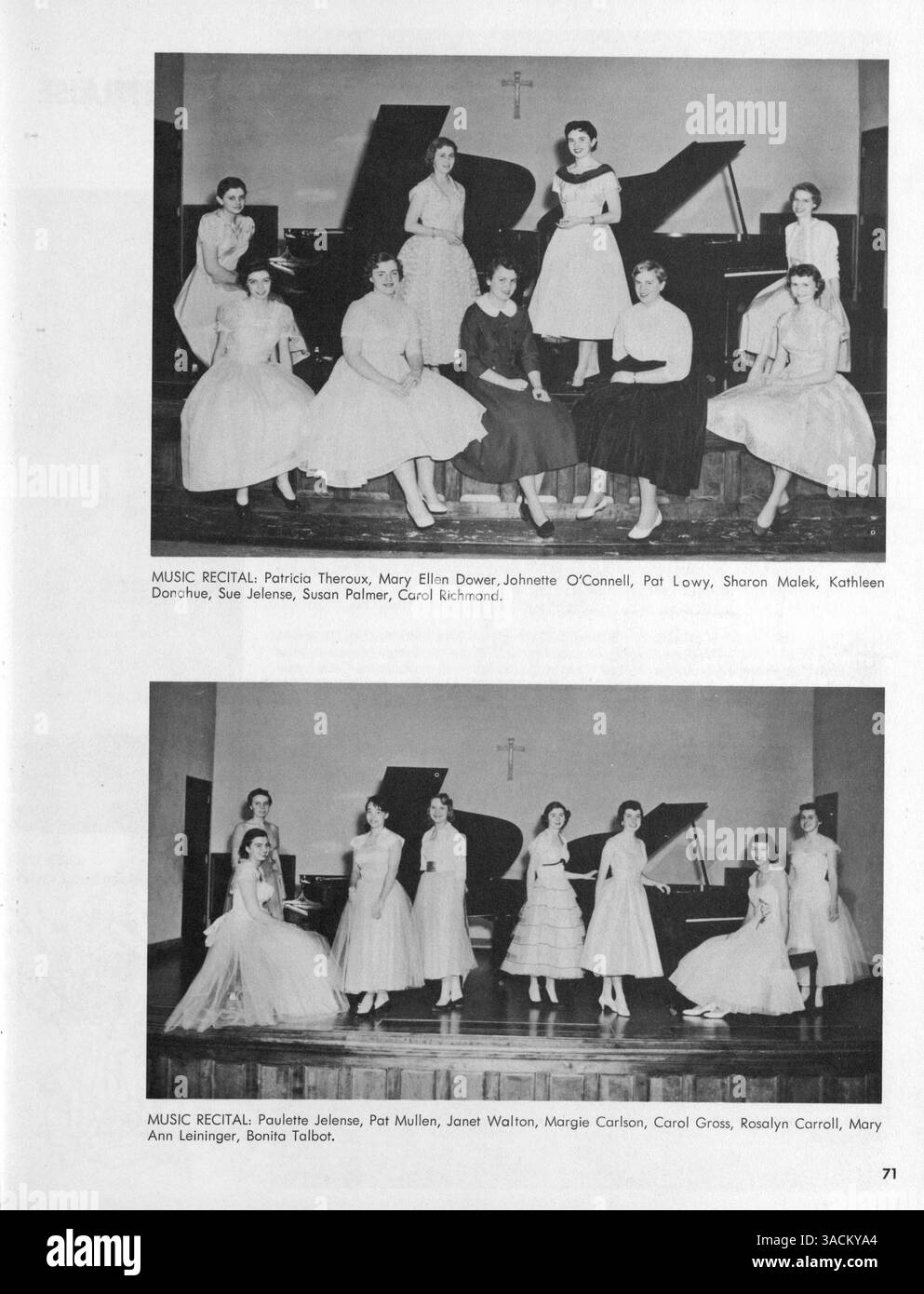Das Angelus-Jahrbuch 1956 der Academy of Holy Angels fängt das Wesen ...