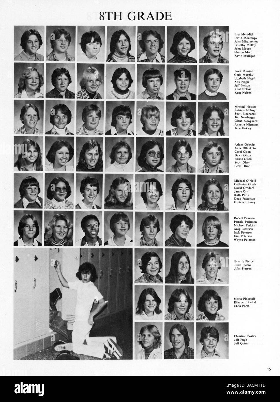 Das Jahrbuch „78 North“ der Hopkins North Junior High School 1978 zeigt die Ereignisse ...