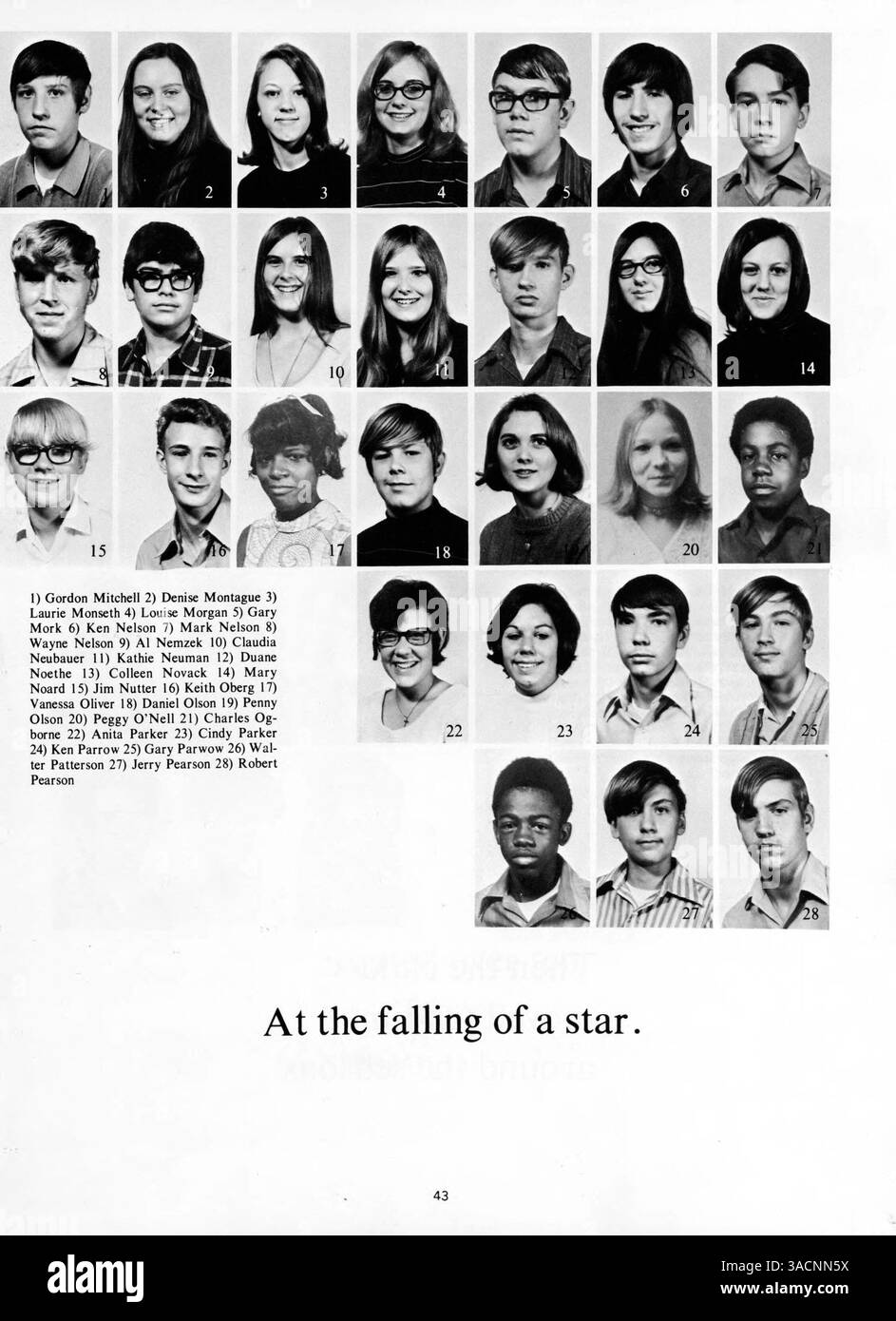 Das Jahrbuch 1971 enthält eine Aufzeichnung von Schulaktivitäten ...