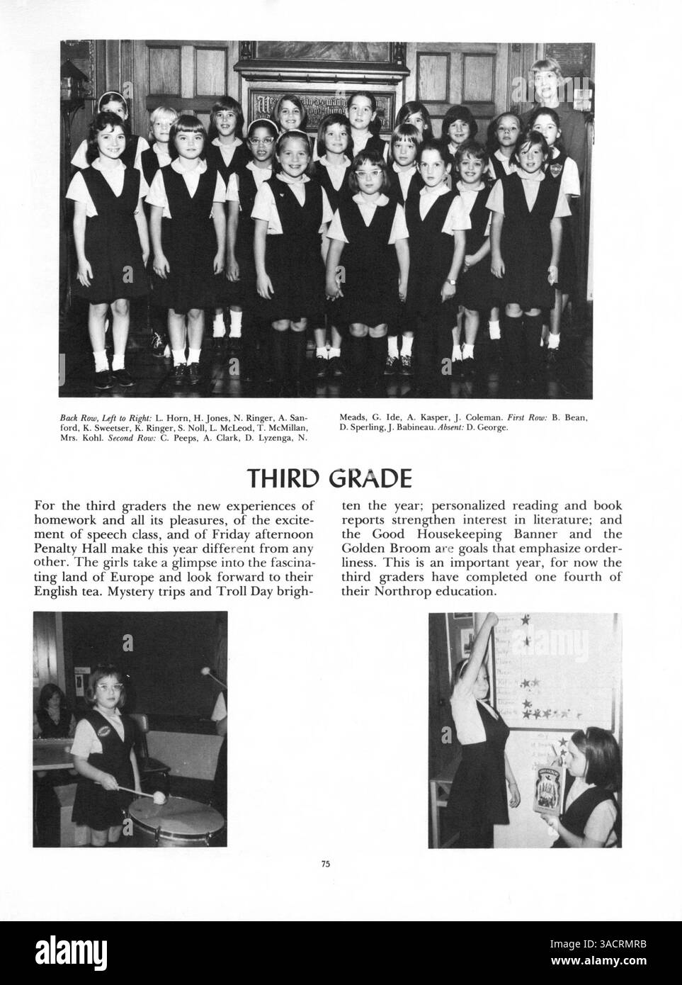 Die 1965 erschienene Ausgabe von Tatler vom Northrop Collegiate zeigt die wichtigsten Momente ...