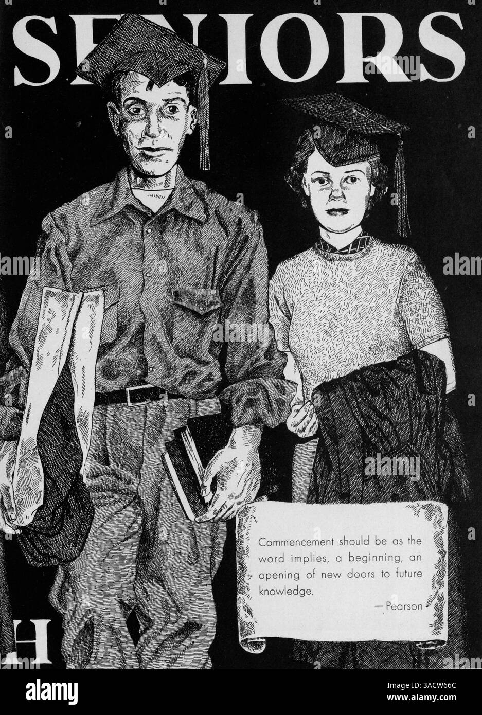 Diese Ausgabe 1952 des Jahrbuchs „Centralian“ der Central High School dokumentiert die ...