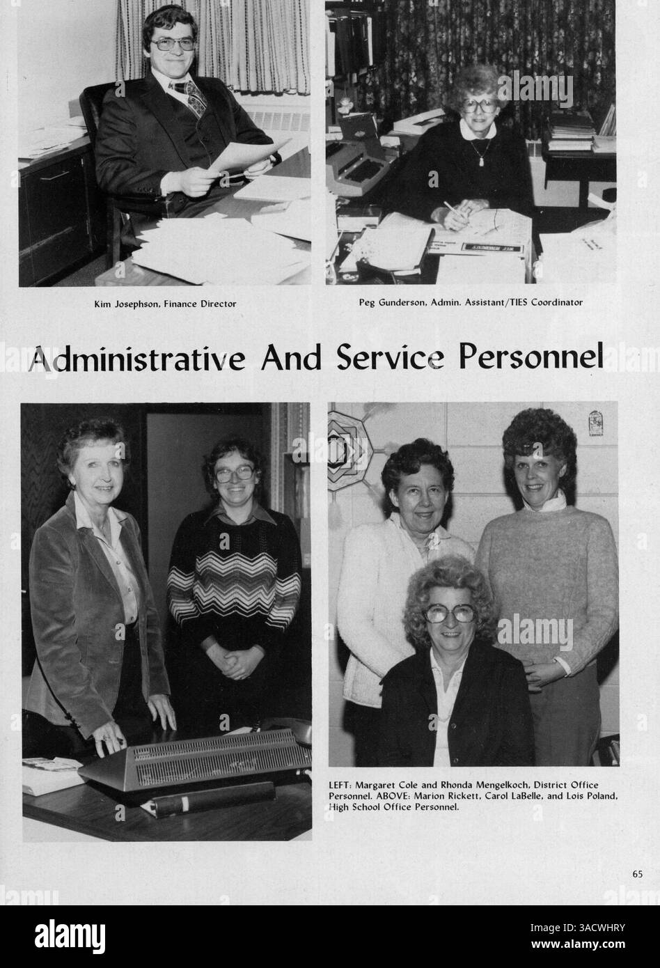 Das Villager Yearbook 1984 erinnert an das Schuljahr 1983-1984 an der ...