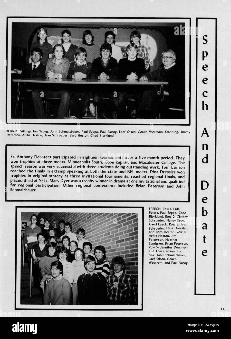 Das Villager Yearbook 1984 erfasst das Schuljahr 1983-1984 an der St ...