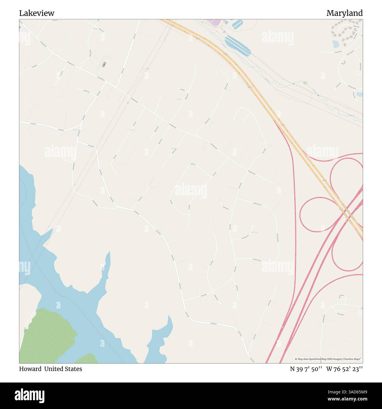 Lakeview, Howard, United States, Maryland, N 39 7' 50'', W 76 52' 23 ...