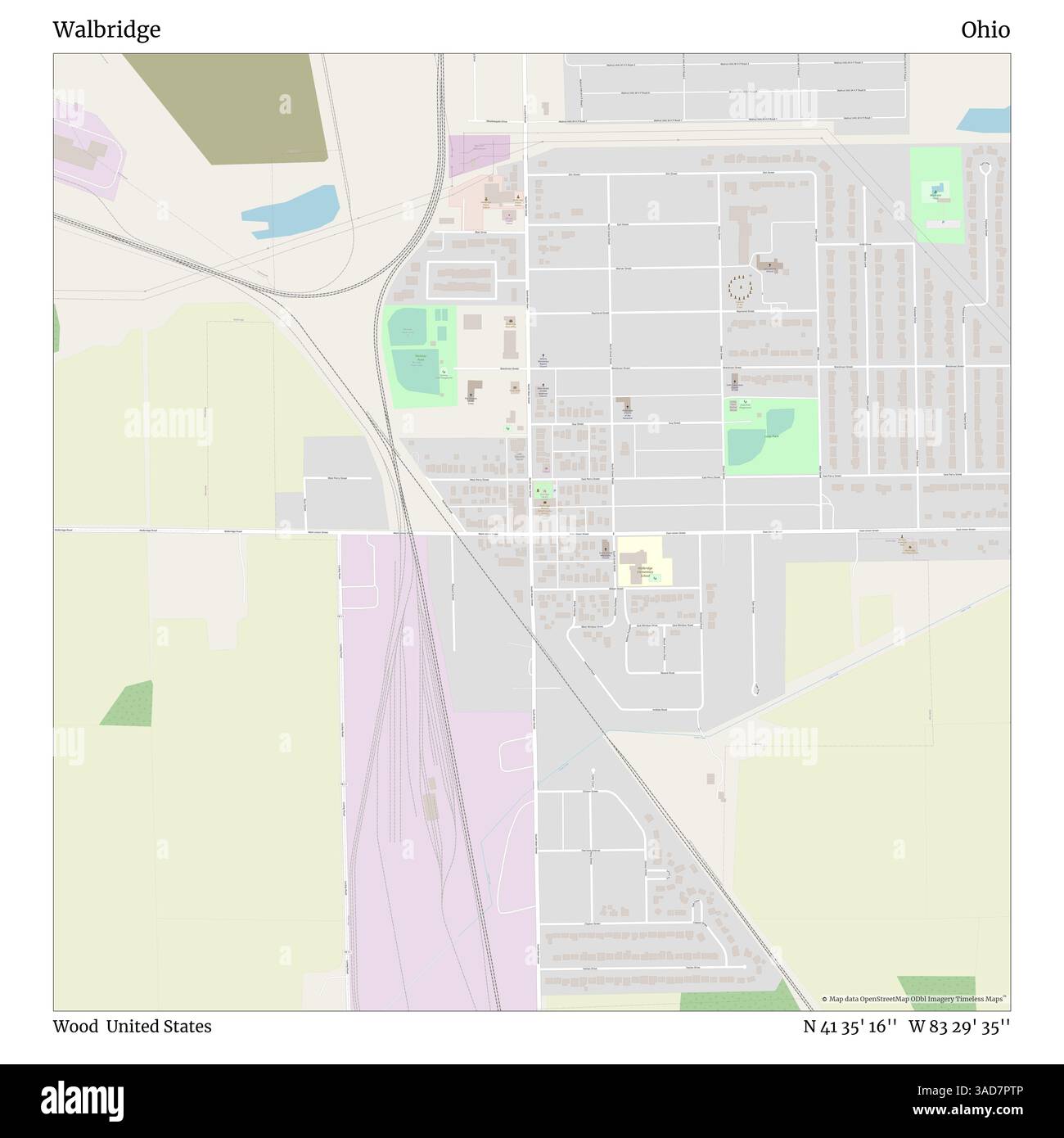 Walbridge, Wood, United States, Ohio, N 41 35' 16'', W 83 29' 35 ...