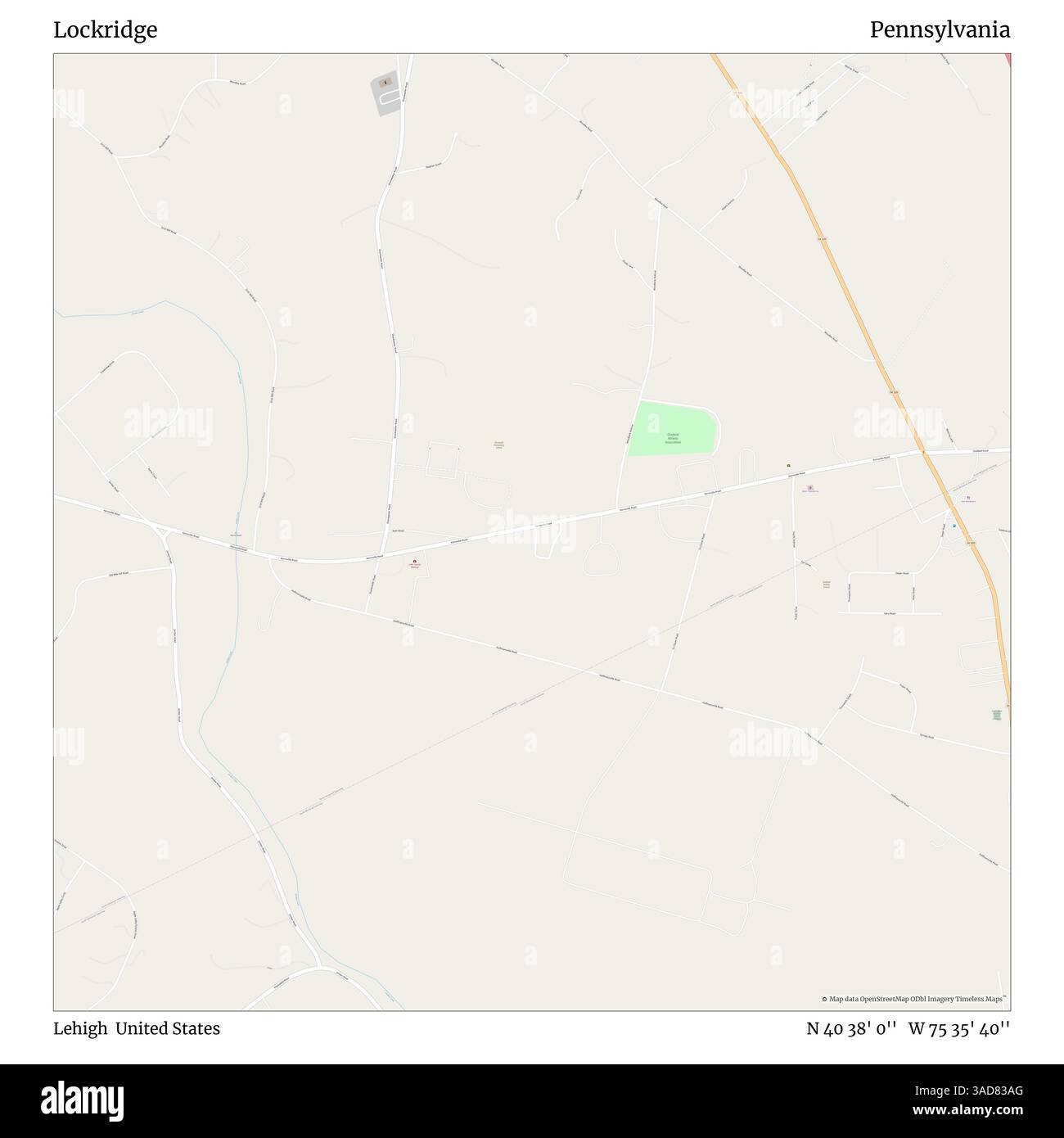 Lockridge, Lehigh, USA, Pennsylvania, N 40 38' 0'', W 75 35' 40 ...