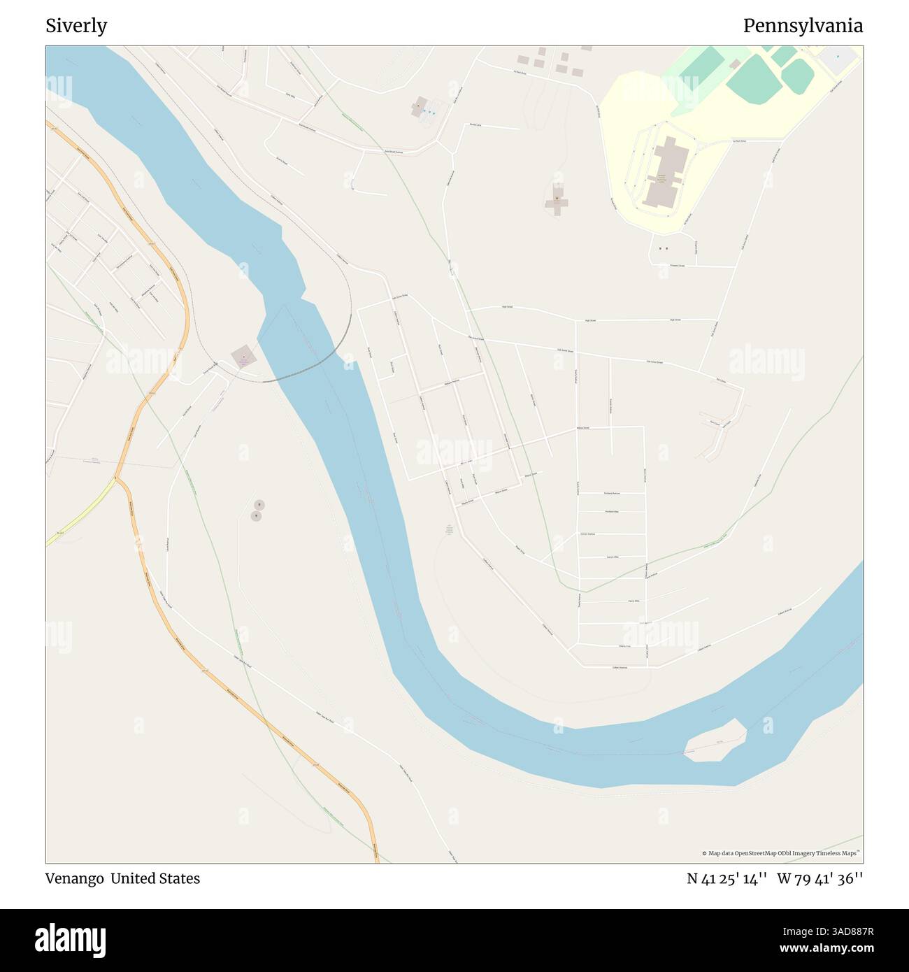 Siverly, Venango, USA, Pennsylvania, N 41 25' 14'', W 79 41' 36 ...