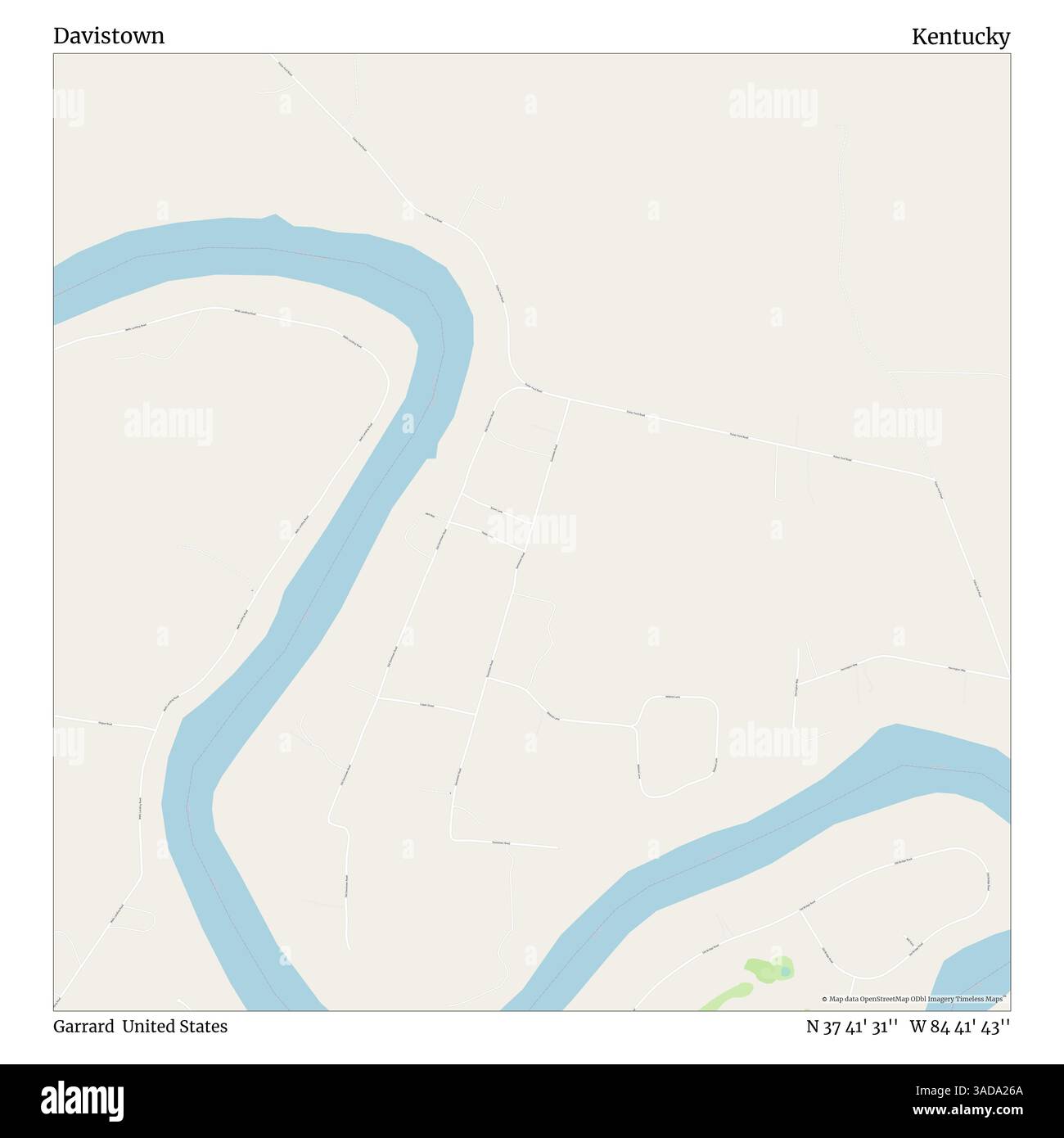 Davistown, Garrard, USA, Kentucky, N 37 41' 31''', W 84 41' 43 ...