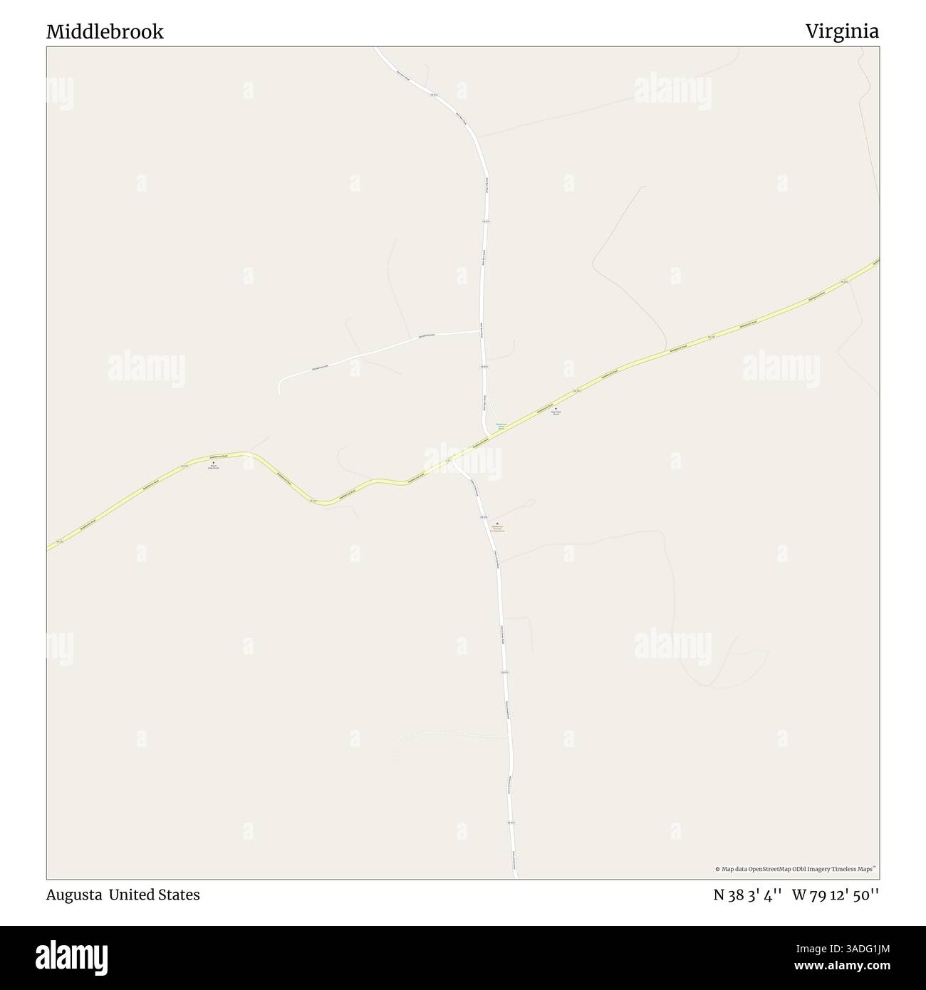 Middlebrook, Augusta, USA, Virginia, N 38 3' 4''', W 79 12' 50 ...