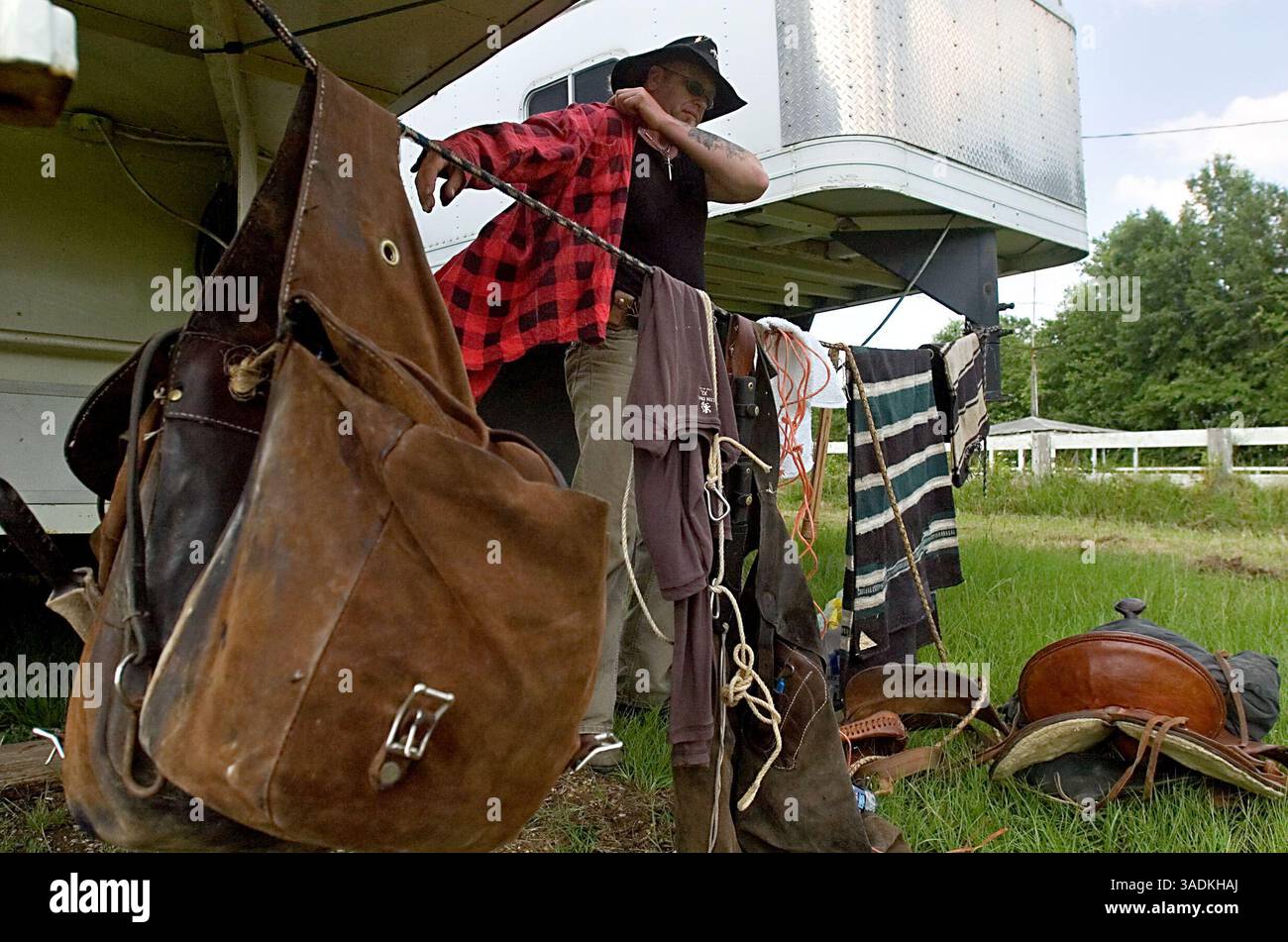 Juni 2009 - Tuscaloosa, Alabama, USA - Joe Guy macht sich bereit für ...