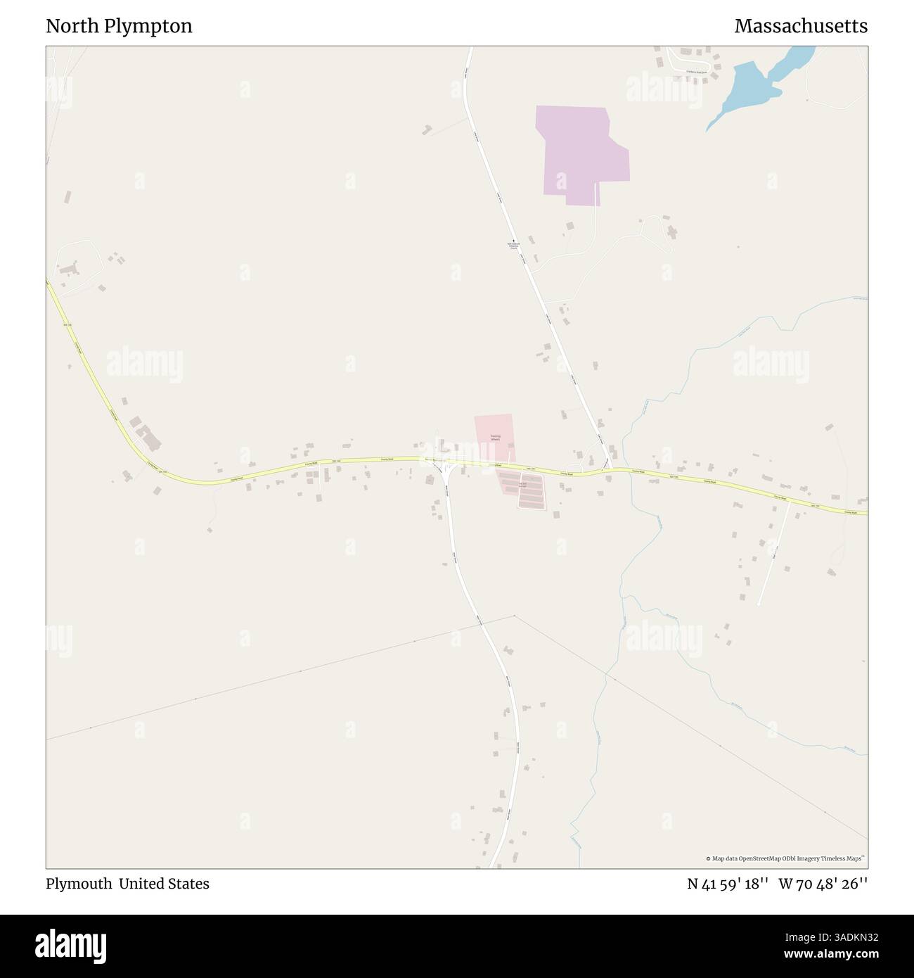 North Plympton, Plymouth, Vereinigte Staaten, Massachusetts, N 41 59 ...