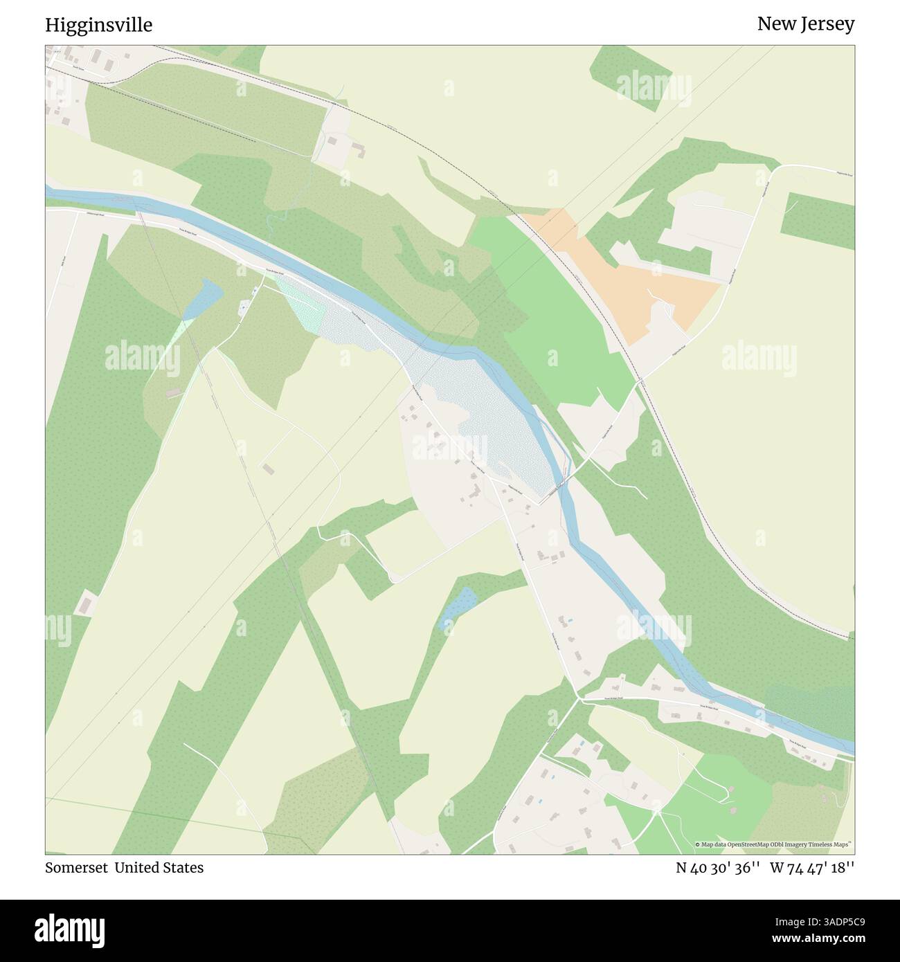 Higginsville, Somerset, USA, New Jersey, N 40 30' 36'', W 74 47' 18 ...