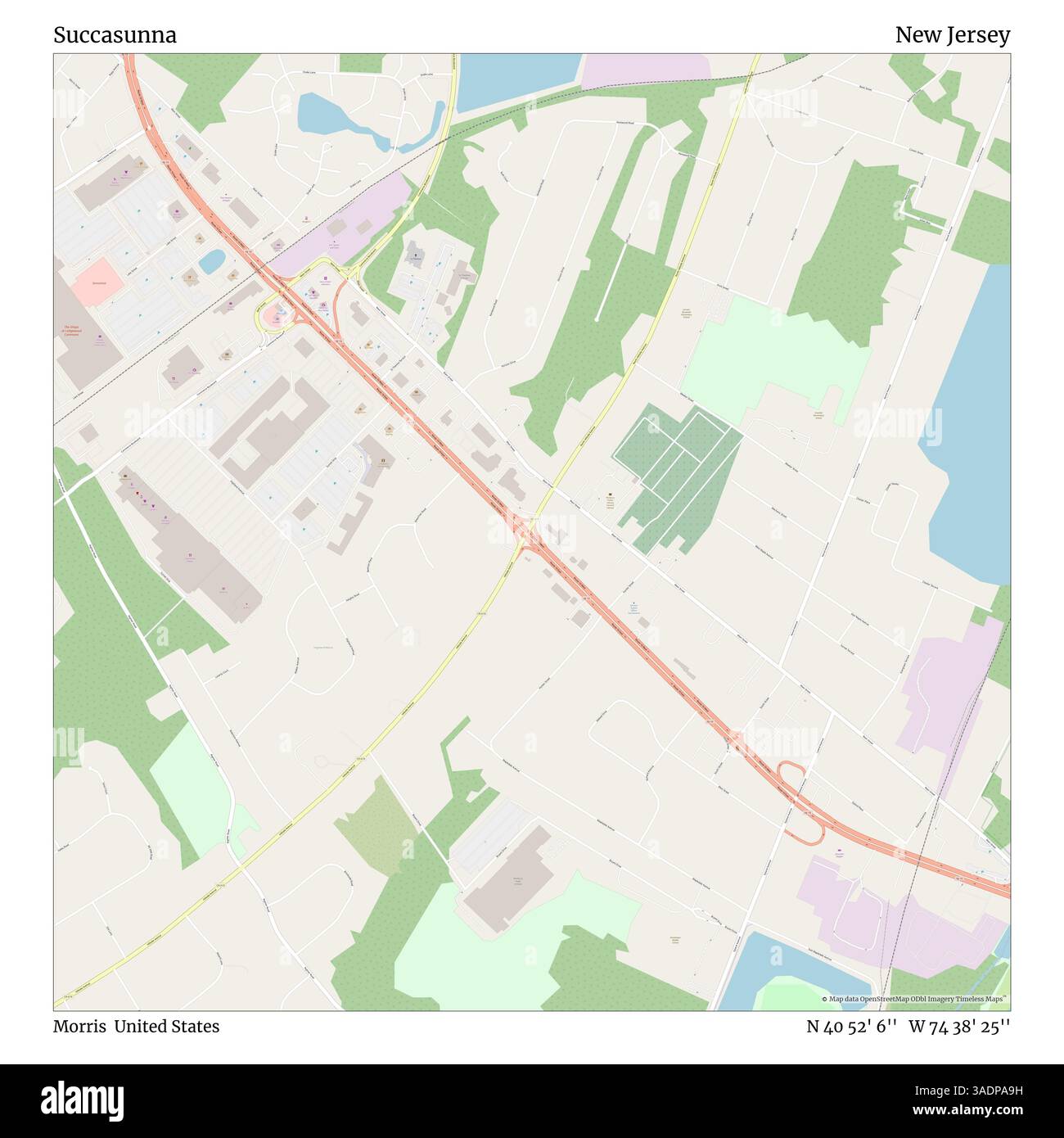 Succasunna, Morris, USA, New Jersey, N 40 52' 6'', W 74 38' 25 ...