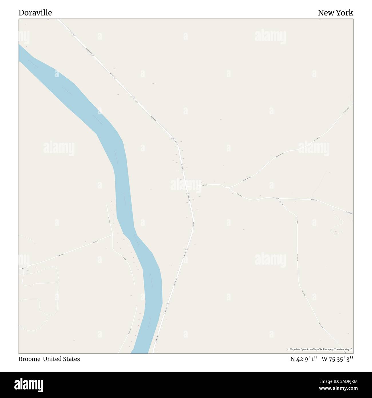 Doraville, Broome, Vereinigte Staaten, New York, N 42 9' 1'', W 75 35 ...