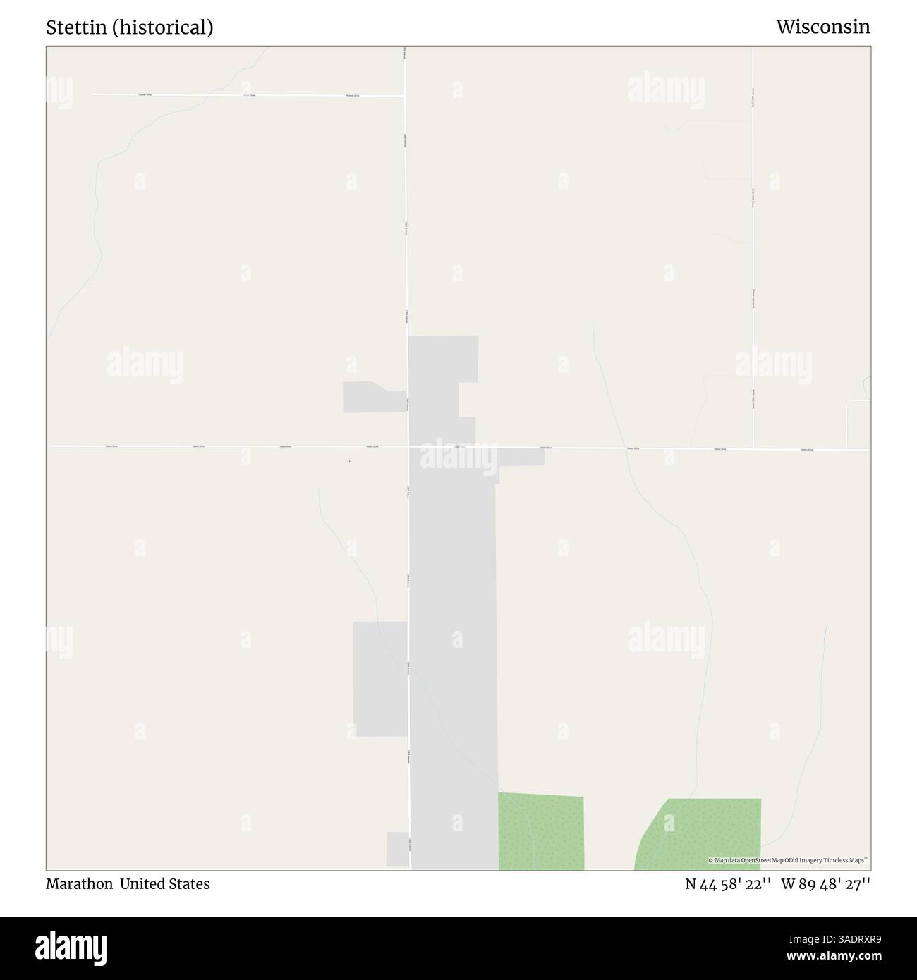 Stettin (historisch), Marathon, USA, Wisconsin, N 44 58' 22'', W 89 48 ...