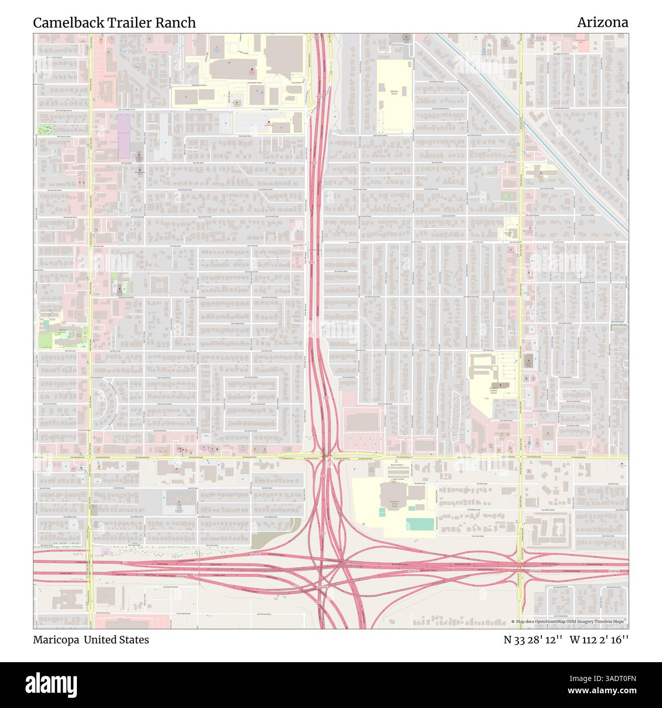 Camelback Trailer Ranch, Maricopa, USA, Arizona, N 33 28' 12'', W 112 2 ...