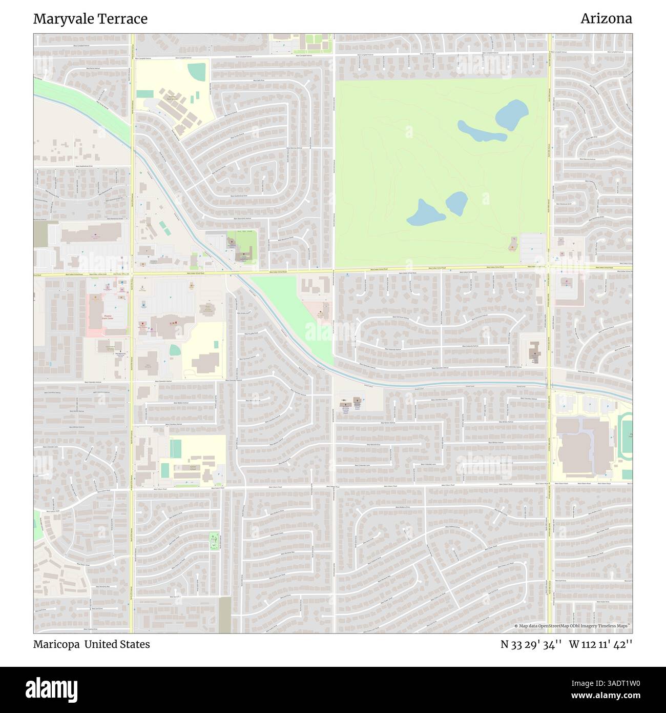 Maryvale Terrace, Maricopa, USA, Arizona, N 33 29' 34'', W 112 11' 42 ...