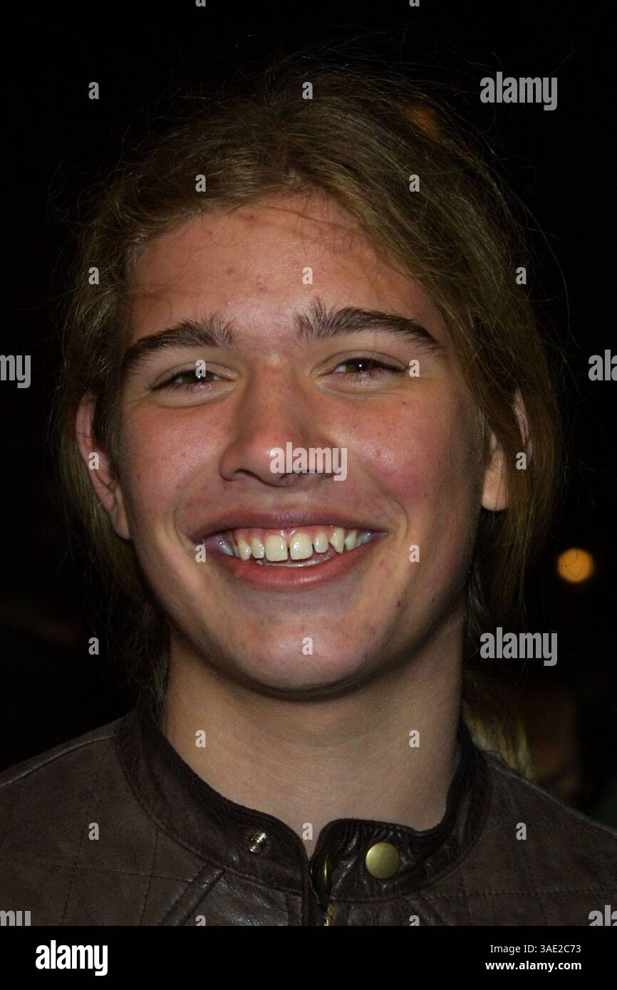 Februar 2001; Los Angeles, CA, USA; Musiker ZACH HANSON bei der ...
