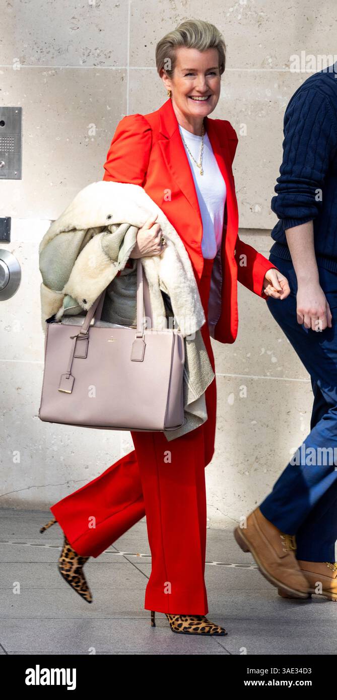 London, Großbritannien. April 2025. Shevaun Haviland, Generaldirektor der British Chambers of ...