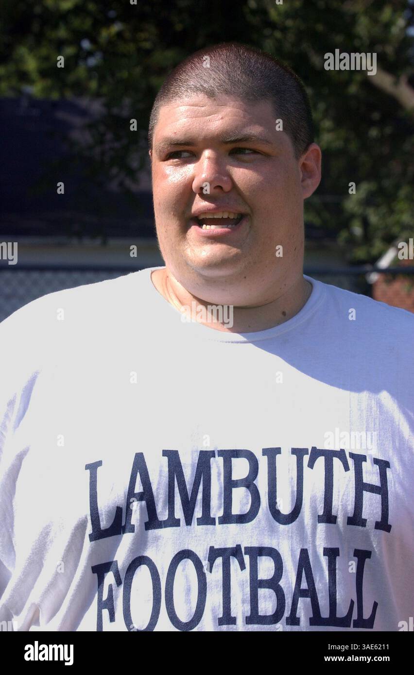 August 2003; Jackson, TN, USA; KYLE WILLIAMS beim Training mit dem ...