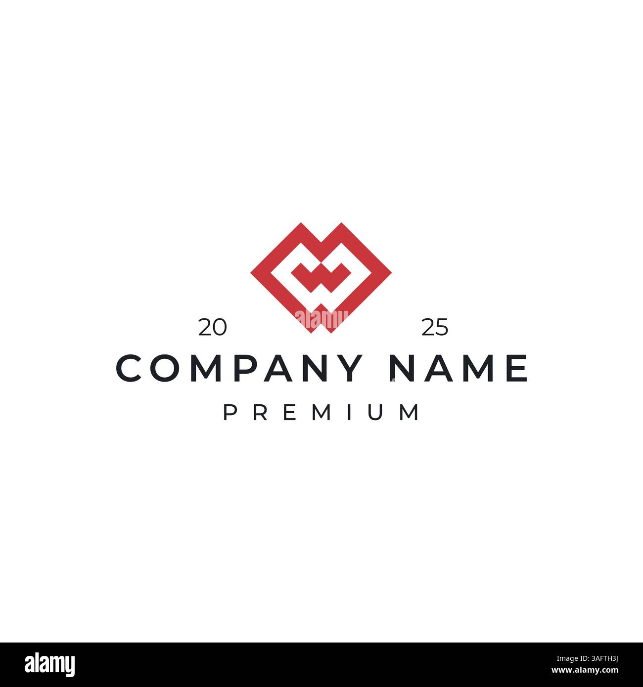 Buchstabe W Herz Logo Vorlage Vektor, Wellness Logo Design Konzept ...