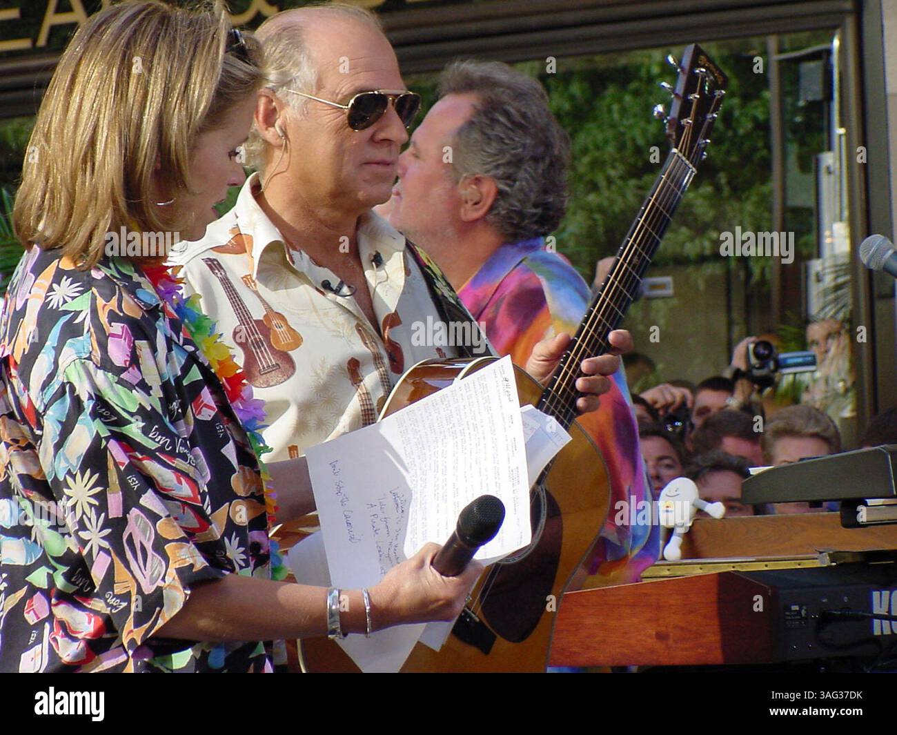 Juli 2001; New York, NY, USA; Sänger/Songwriter JIMMY BUFFETT tritt in ...
