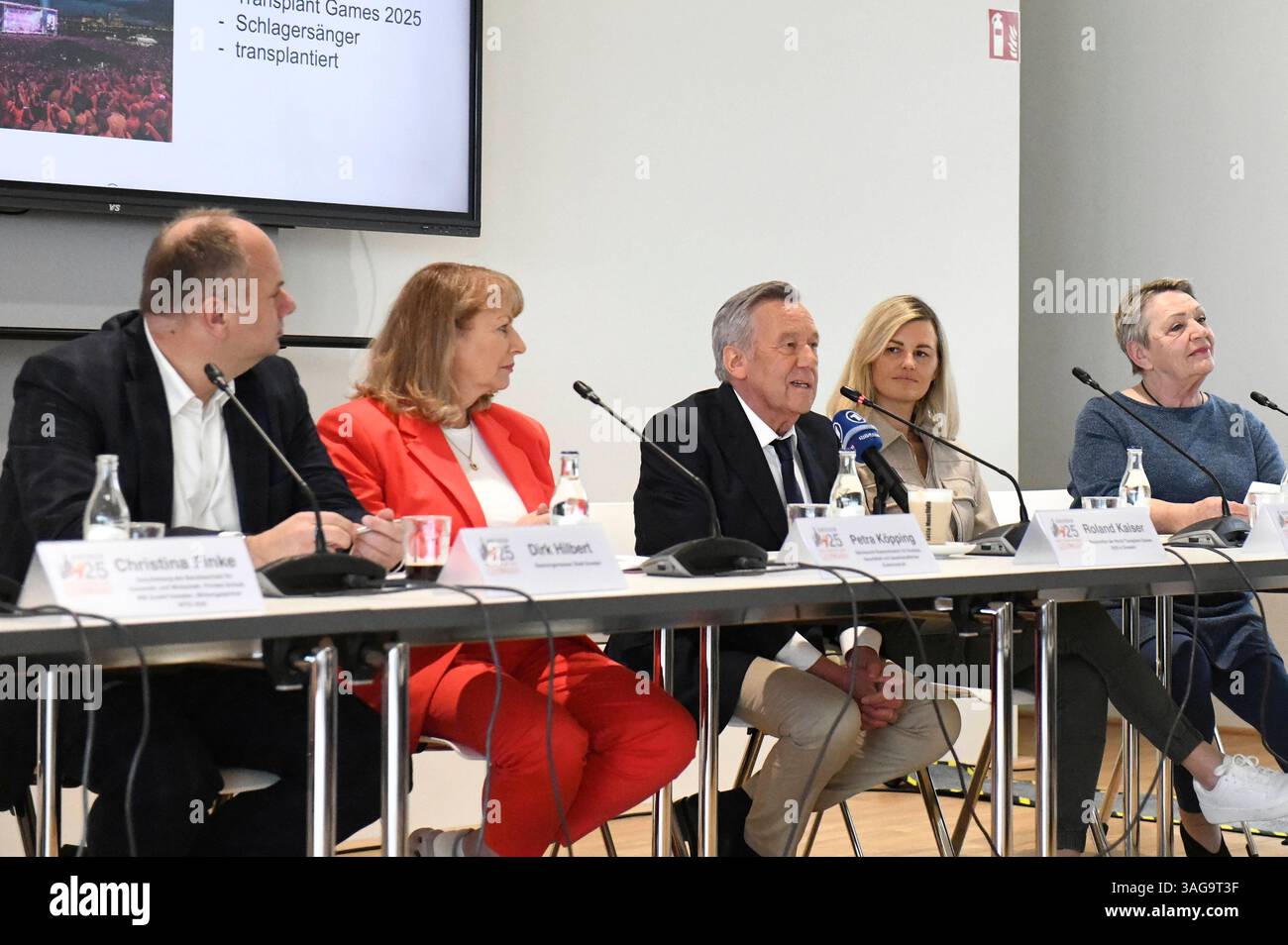 Dirk Hilbert, Petra Köpping, Roland Kaiser, Tamara Schwab und Gudrun ...