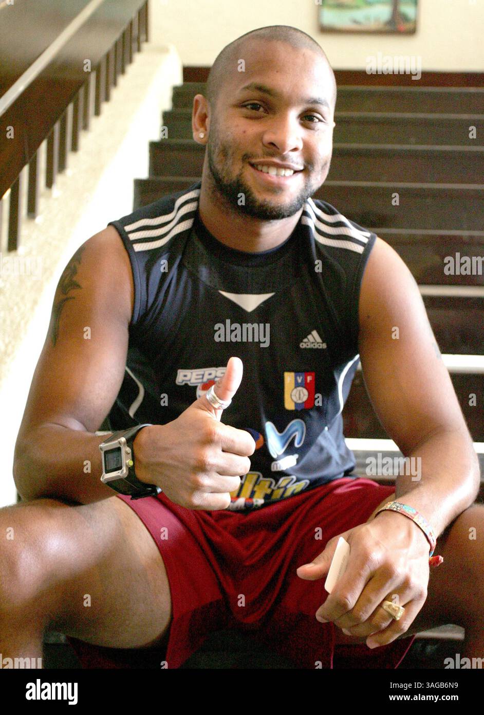 26. März 2008: Puerto La Cruz, ANZOATEGUI, Venezuela: Daniel Arismendi, Futbolista. Puerto La ...