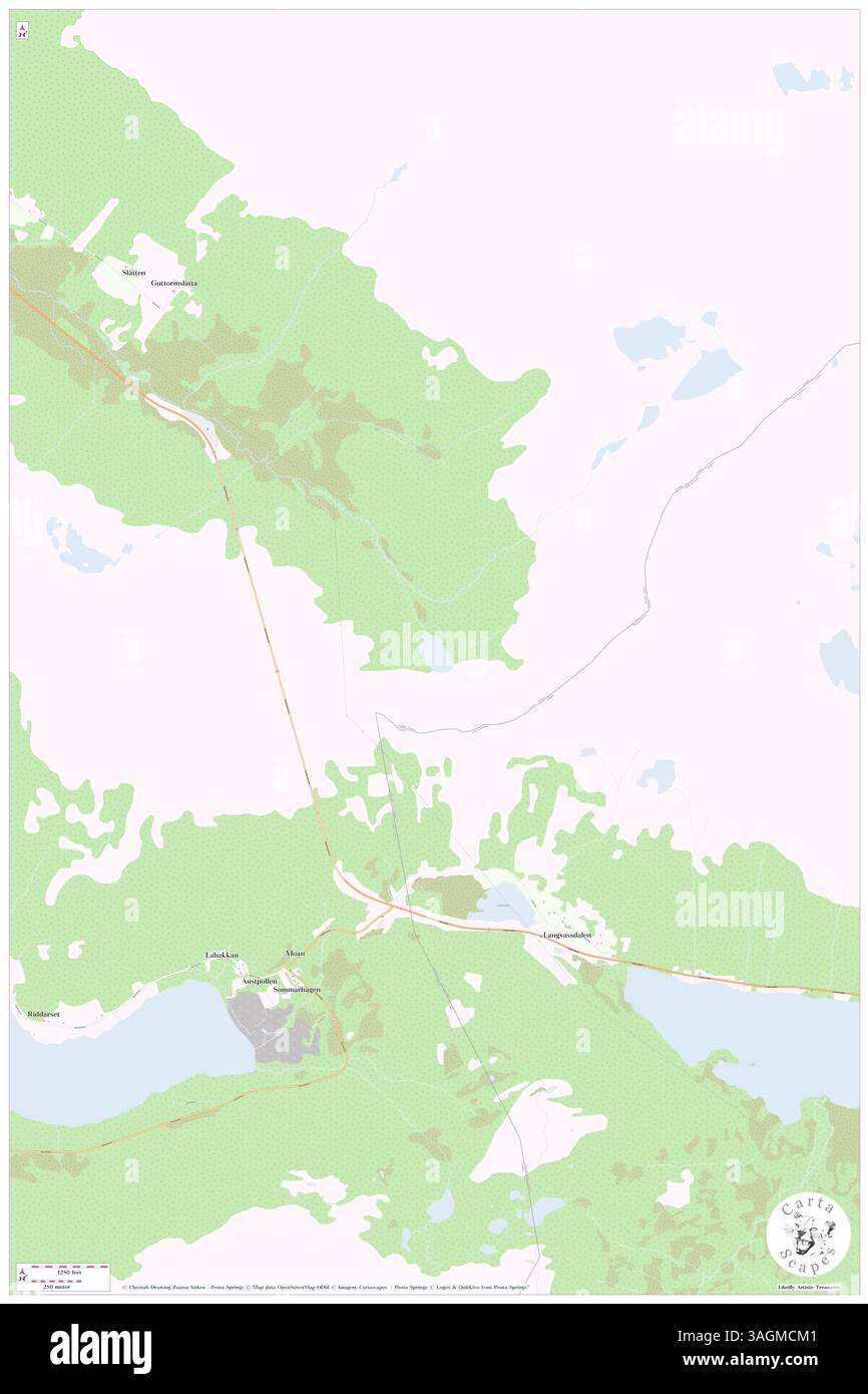 Botnvatnet, Sortland, NO, Norwegen, Nordland, n 68 38' 6'', N 15 39' 8 ...