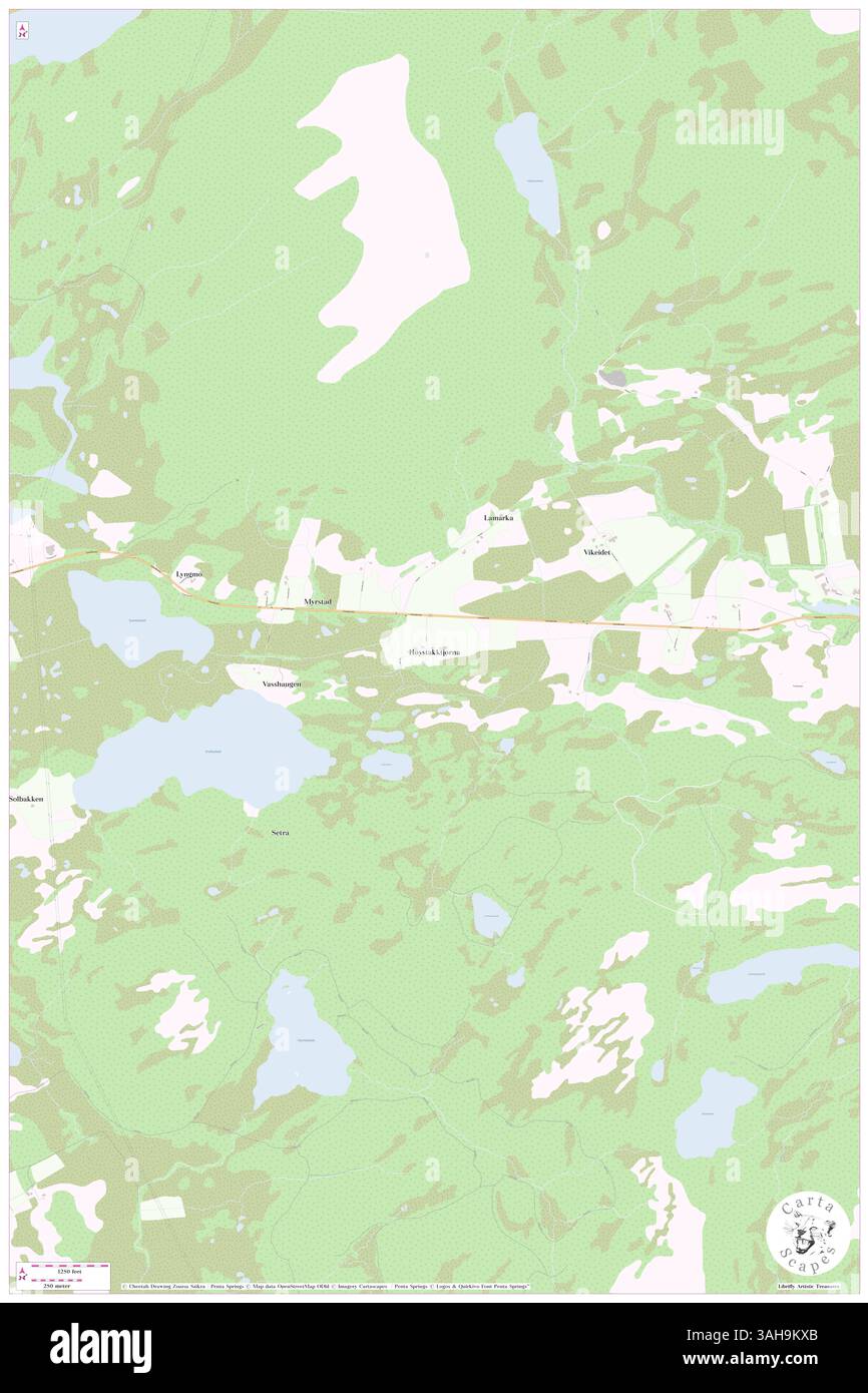 Hoystakktjorna, Sortland, NO, Norwegen, Nordland, n 68 45' 15'', N 15 ...