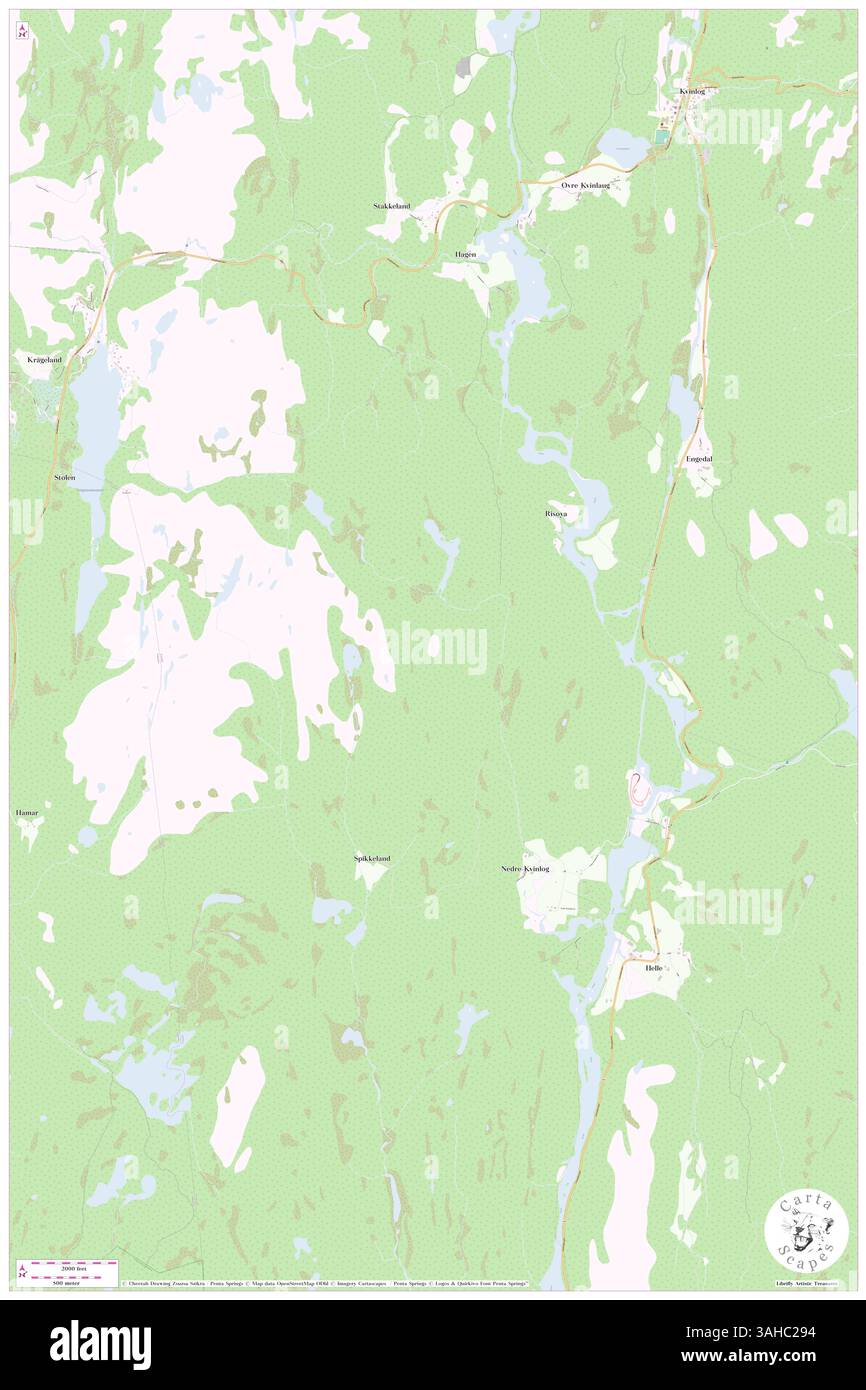 Fidjeknuden, Kvinesdal, NO, Norwegen, Agder, n 58 29' 18'', N 6 54' 18 ...