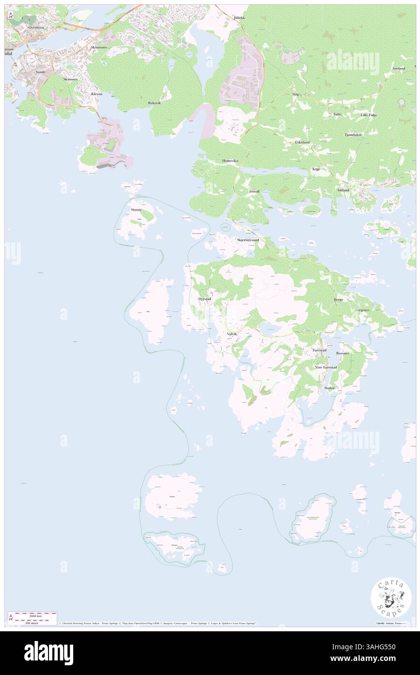 Dyrestadvagen, Lindesnes, NO, Norwegen, Agder, n 57 59' 34''', N 7 30 ...