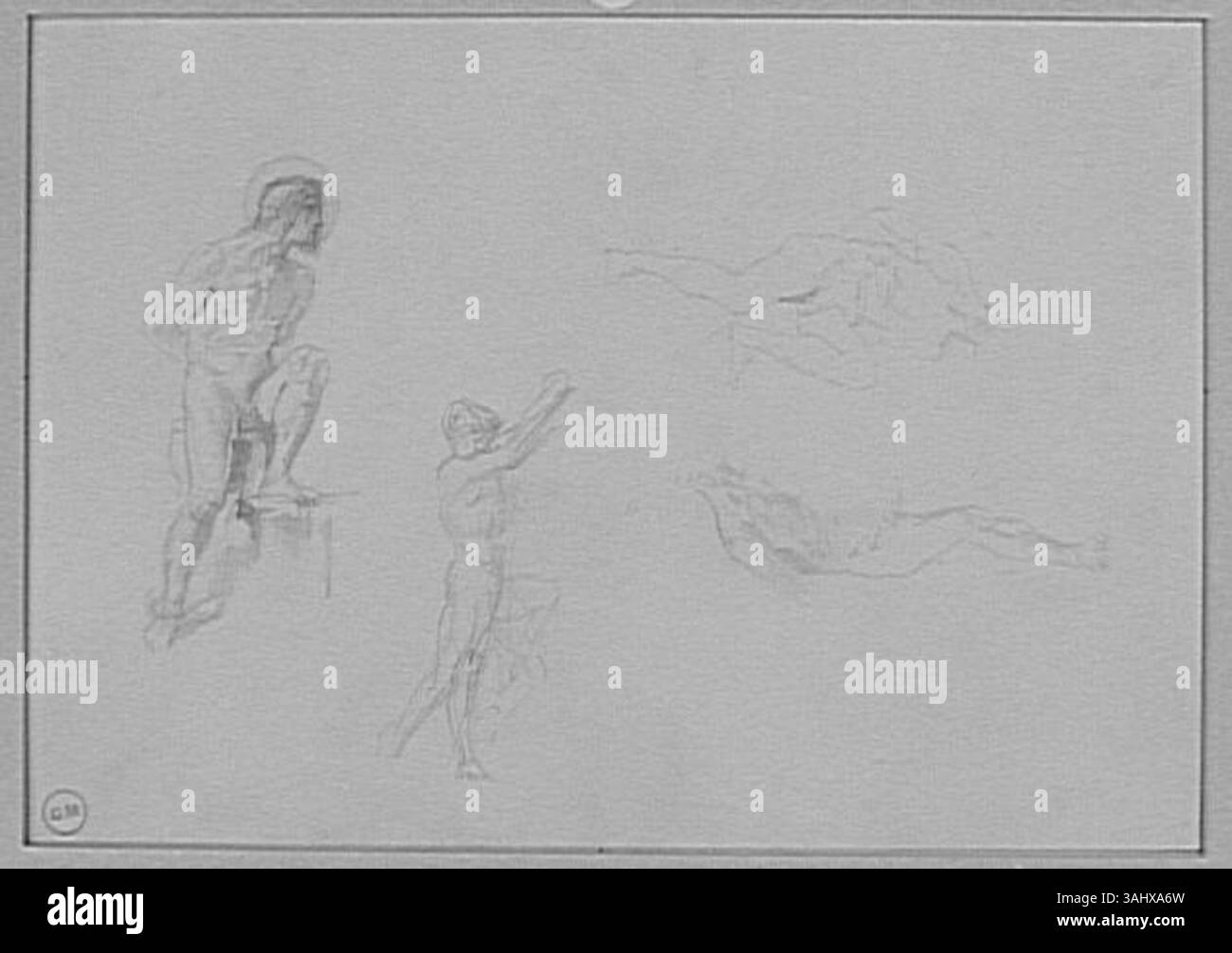 Das „Feuille d'études pour Prométhée“ (Studienblatt für Prometheus) von ...