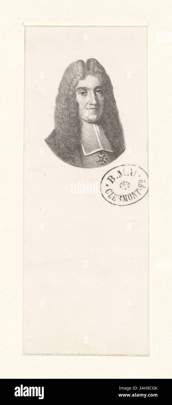 Diese Lithografie aus der Sammlung Boyer stellt Benoît Maugue dar, eine ...