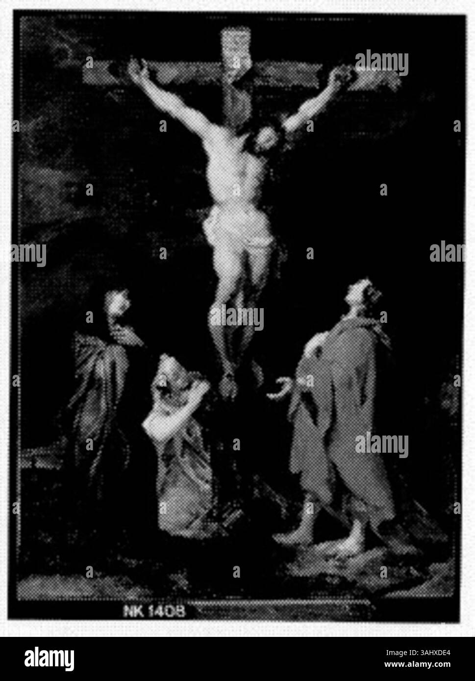 Nach Peter Paul Rubens (1577–1640), Christus am Kreuz, an seine Mutter ...