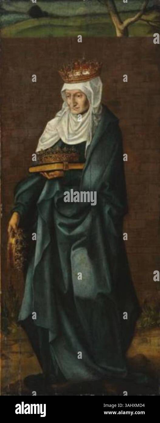 Heilige Elisabeth van Hongarije (Heilige Elisabeth von Ungarn), gemalt ...