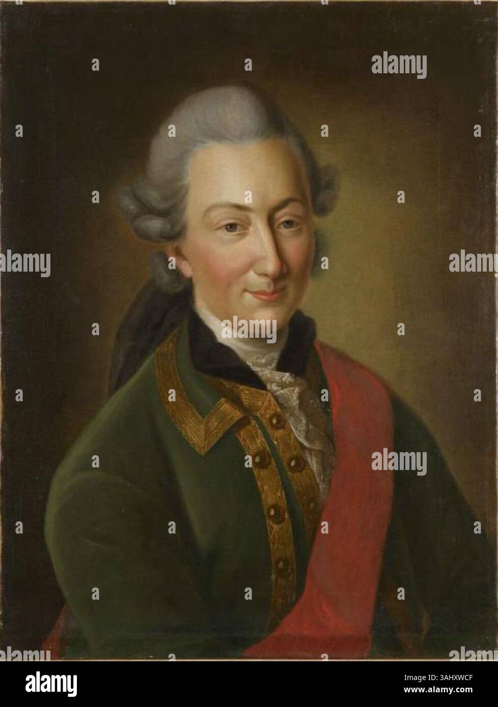 Dieses Kunstwerk, das einem nicht identifizierten Künstler aus den 1780er Jahren zugeschrieben ...