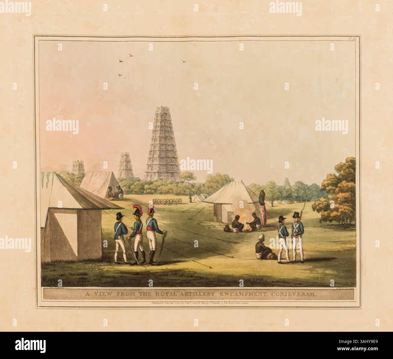 Der 1805 von James Hunter geschaffene und von Henri Merke gravierte ...