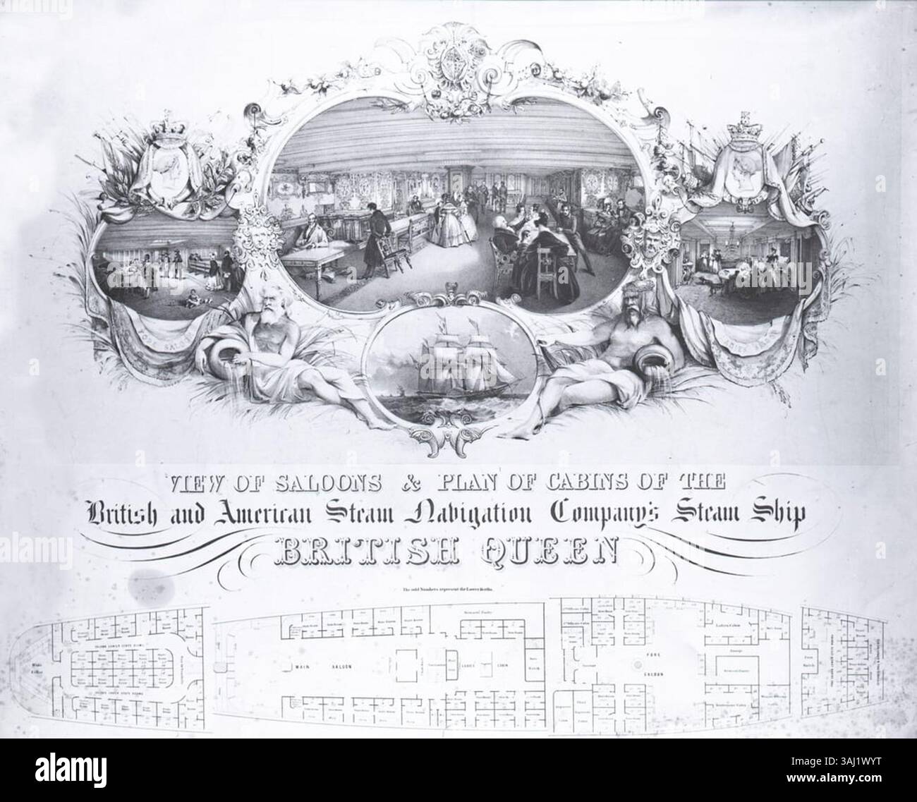 Diese um 1839 entstandene Lithografie von John Raphael Isaac ...