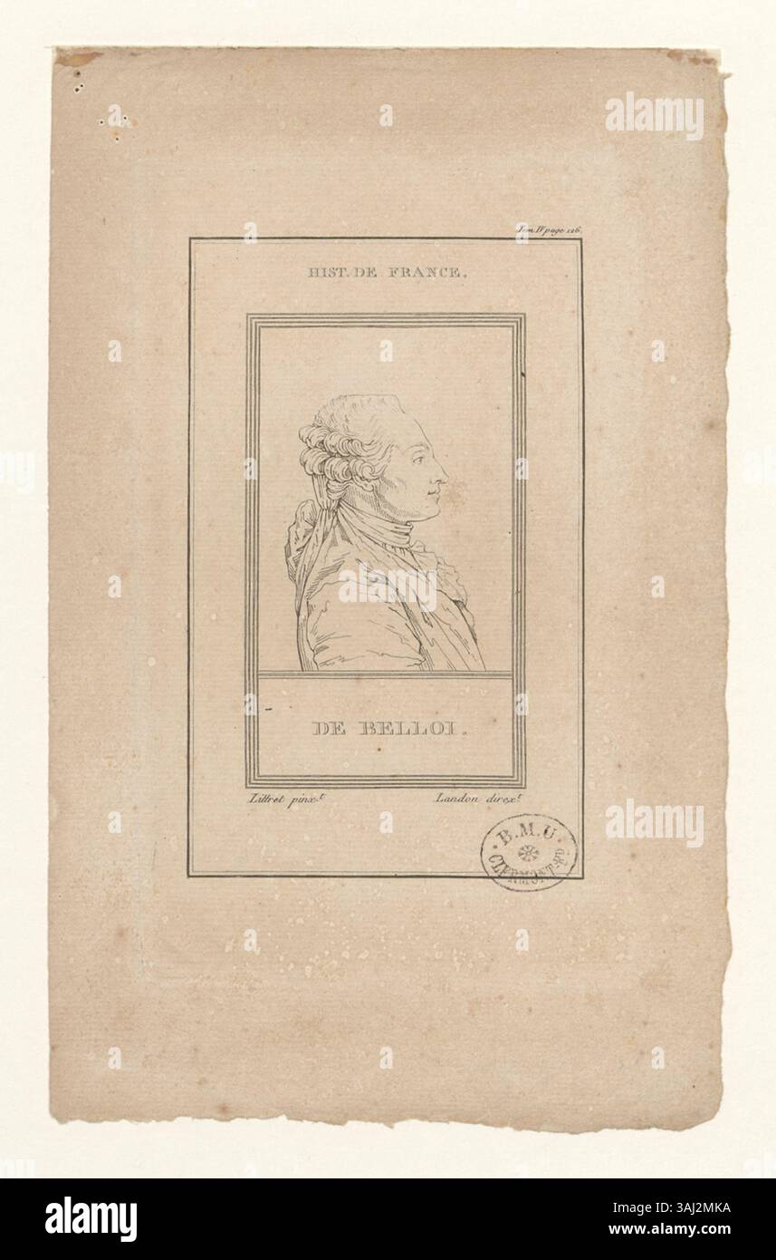 Dieser Tiefdruck von Pierre-Laurent Buirette de Belloy mit dem Titel ...