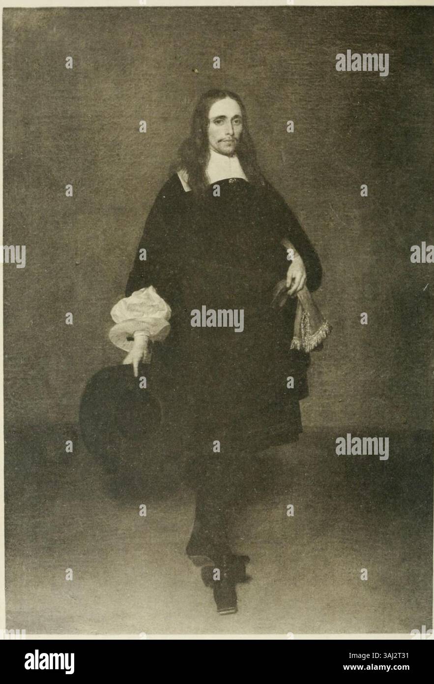 Porträt eines Gentleman von Gerard ter Borch, gemalt um 1660. Das ...
