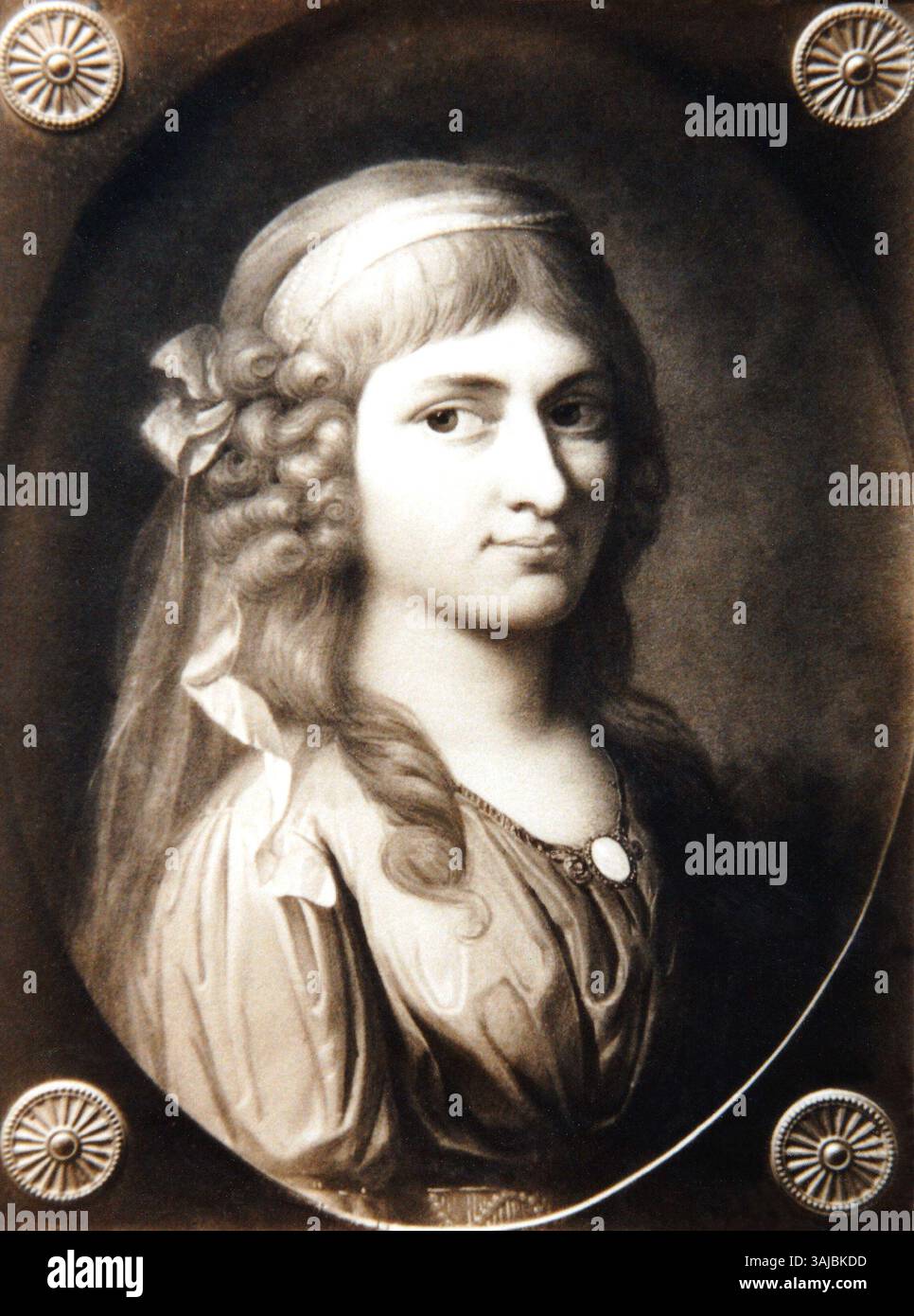 Dieses Porträt aus dem 18. Jahrhundert zeigt Friederike Dorothea Caroline von Rüxleben, Ehefrau ...